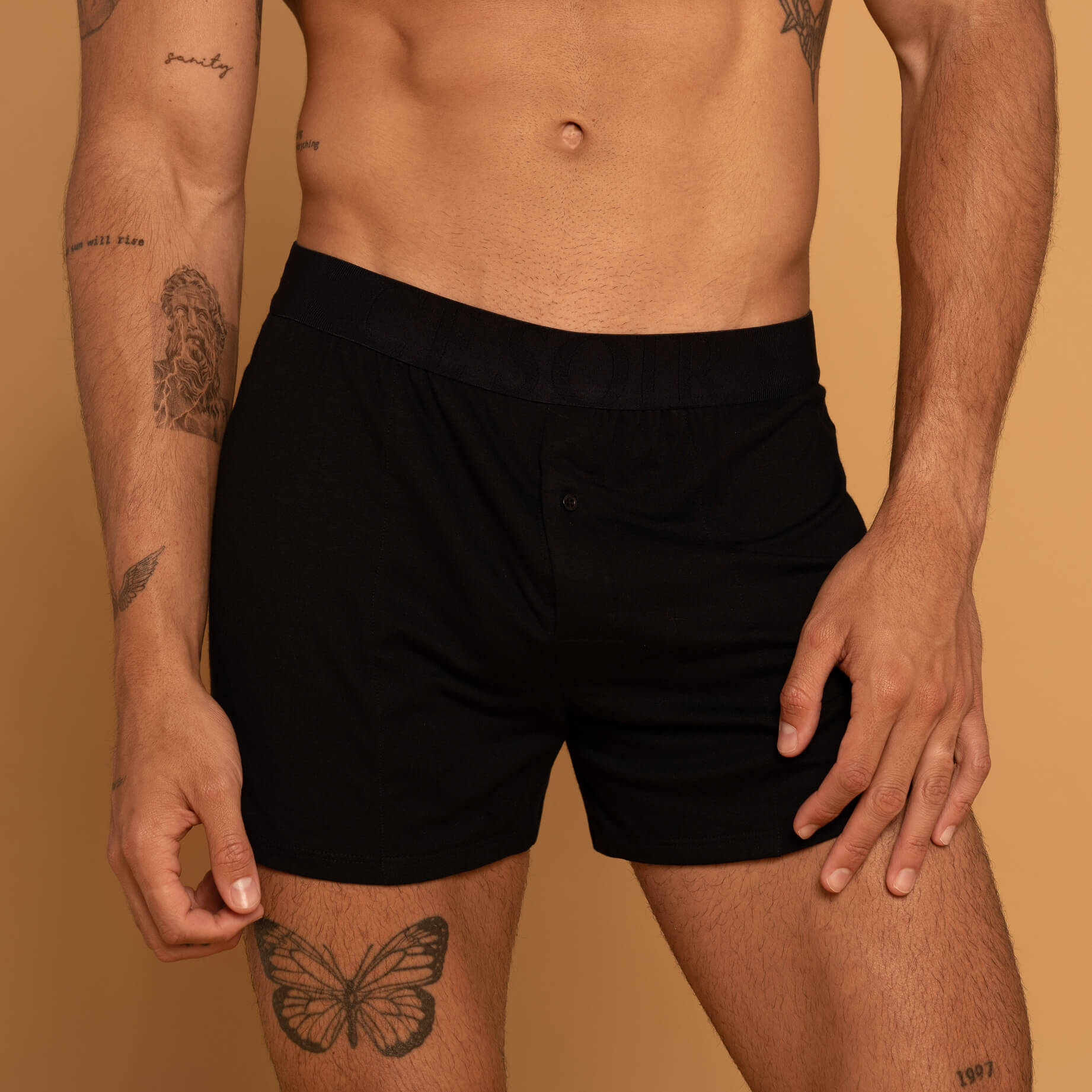 Knit Boxer - Black – Ce Soir